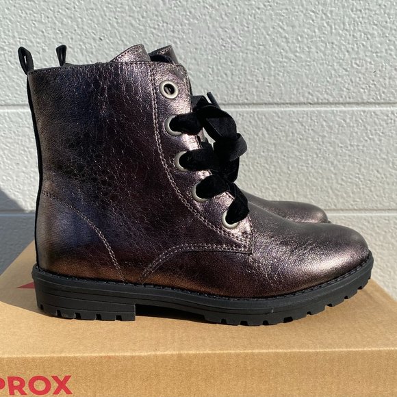 Sprox | Shoes | Sprox Laurel Combat Boots Pewterblack Kids Size Sls1 ...